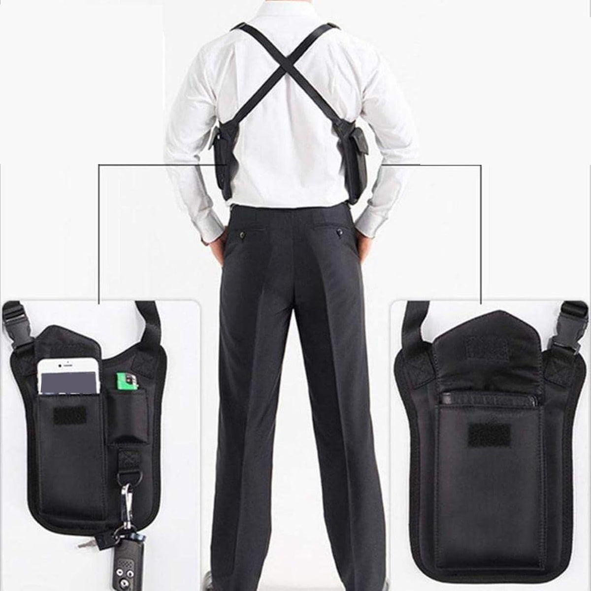 🔒 Anti-Theft Hidden Underarm Strap Wallet Holster – Keep Your Valuable ...